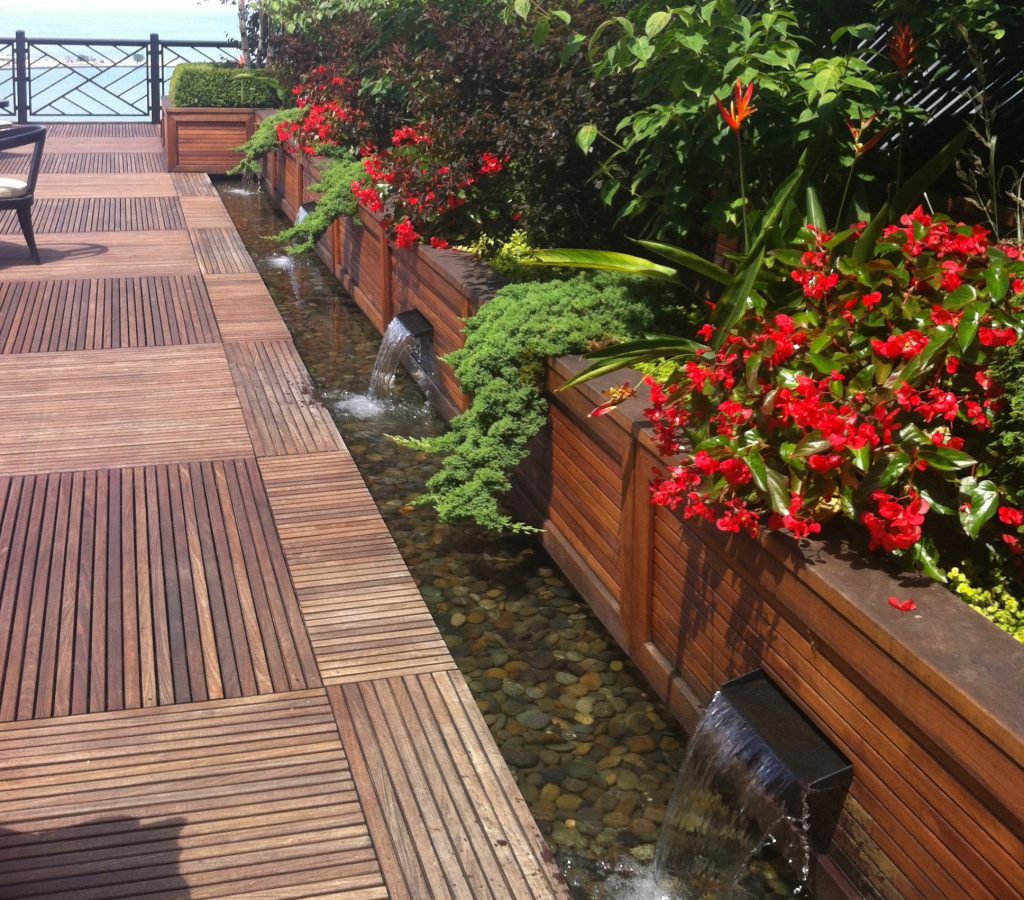 Relaxing Water Features Drown Out The Crowd - Botanical Concepts Chicago